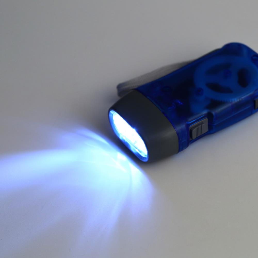 3 LED Hand Crank Flashlight - Free Knick Knack