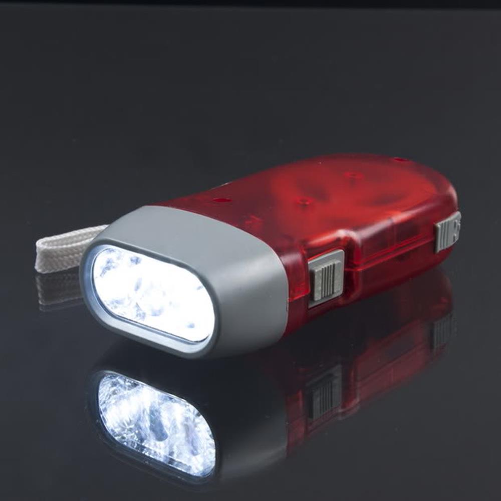 3 LED Hand Crank Flashlight - Free Knick Knack